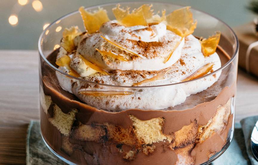 Trifle-Dessert zu Weihnachten ganz einfach | SoIsstItalien