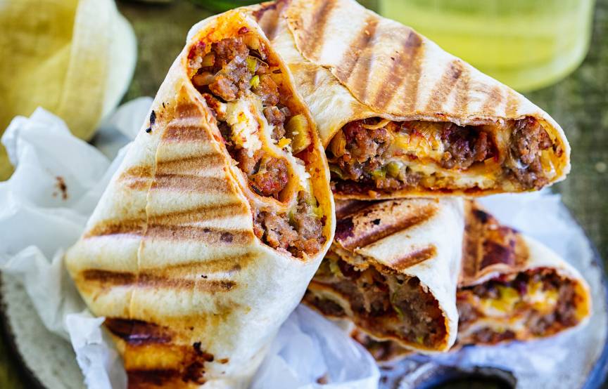 Wrap mit Hackfleisch und Käse - so würzig | SoIsstItalien