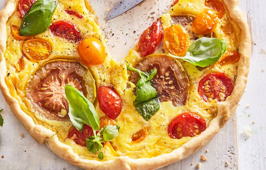 Verlockende Quiche mit Tomaten & Ricotta | SoIsstItalien